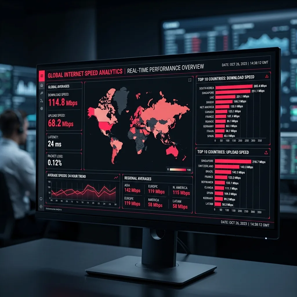 Real Internet Speeds 2026: US & Global Data | VelocityVerify